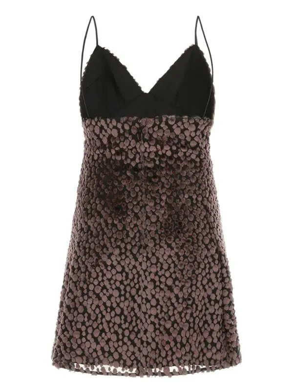 Saint Laurent Velvet Mini Dress