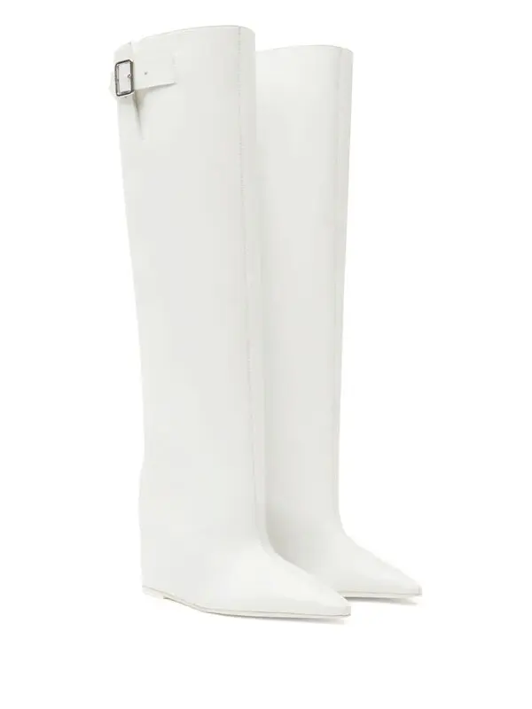COURREGES Astro Leather Boots - White