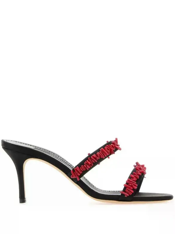 Manolo Blahnik Clorettenu Open-toe Sandals - Black