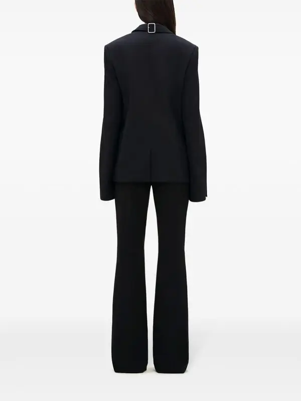 COURREGES Wool Blend Twill Blazer