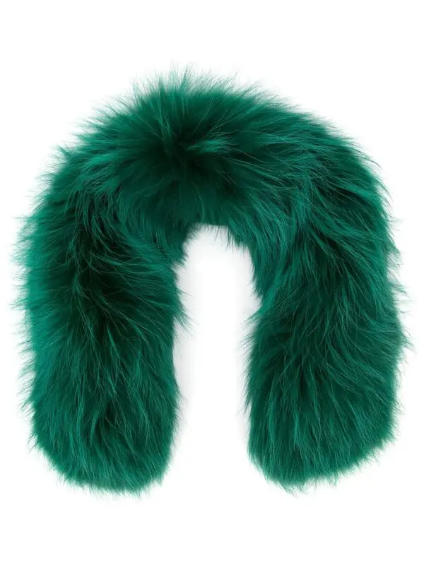 Mr & Mrs Italy Faux-fur Scarf - Green