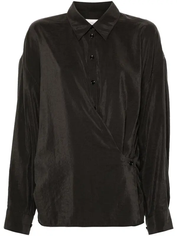 LEMAIRE Twisted Shirt - Black