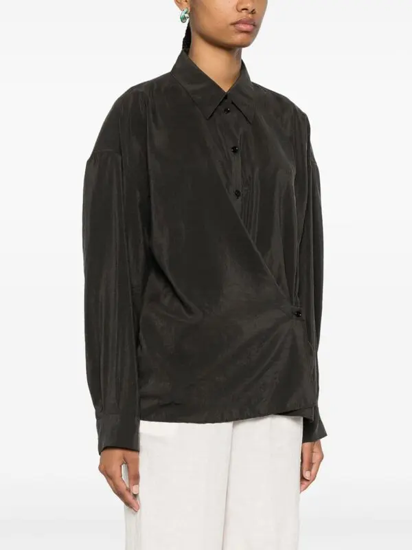 LEMAIRE Twisted Shirt - Black