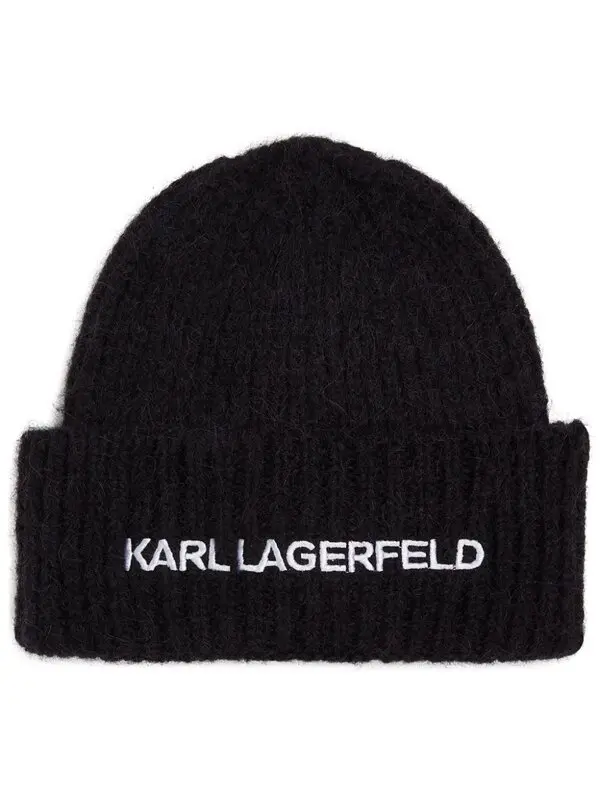 Karl Lagerfeld Essential Beanie - Black