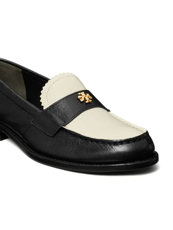 Tory Burch Leather Loafers - Black