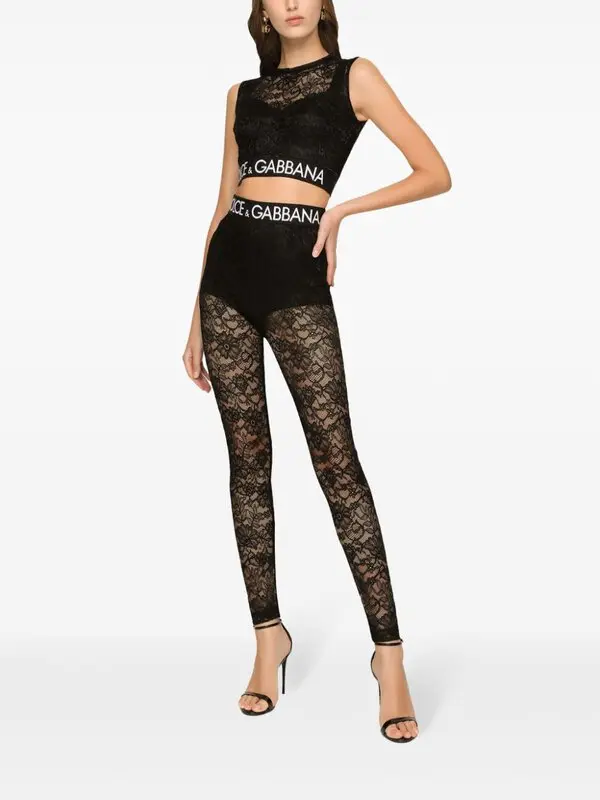Dolce & Gabbana Lace Leggings
