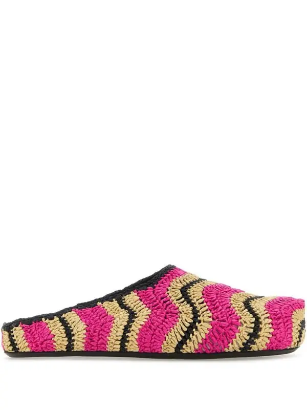 Marni Raffia Slippers