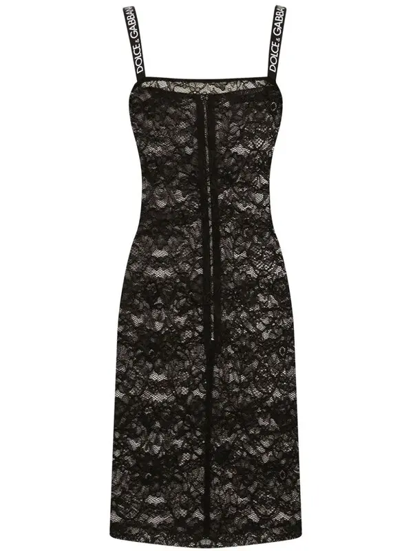 Dolce & Gabbana Lace Panel Mini Dress