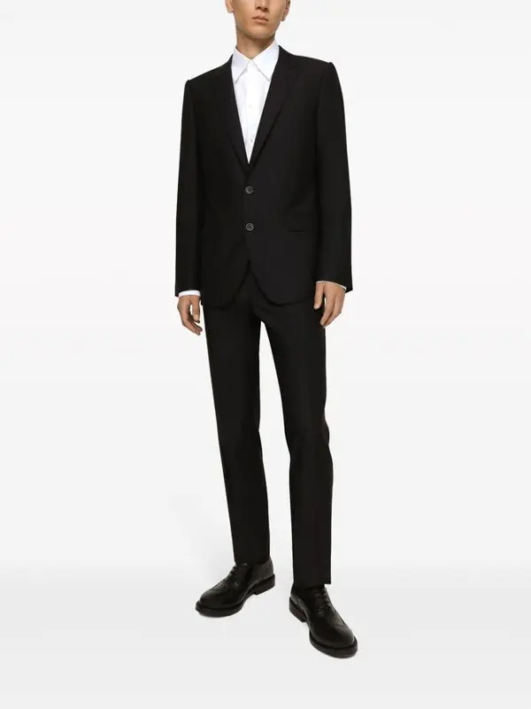 Dolce & Gabbana Classic-collar Cotton Shirt - White