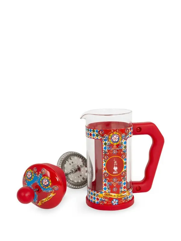 Dolce & Gabbana X Bialetti Small Carretto-print French Coffee Press - Red