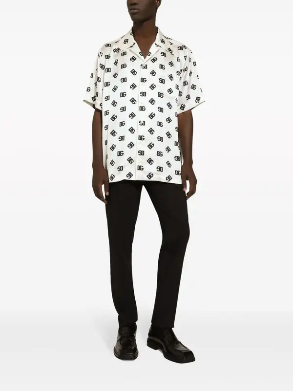 Dolce & Gabbana Tapered-leg Box-pleat Trousers - Black