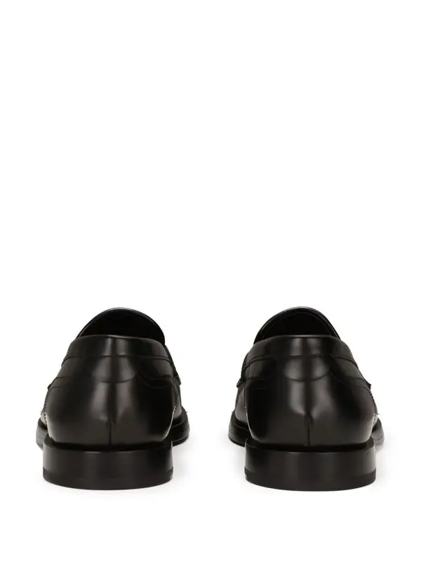 Dolce & Gabbana Calfskin Leather Loafers
