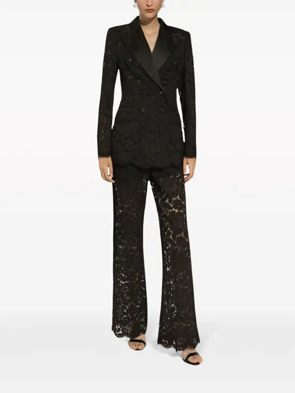Dolce & Gabbana Floral Lace Blazer