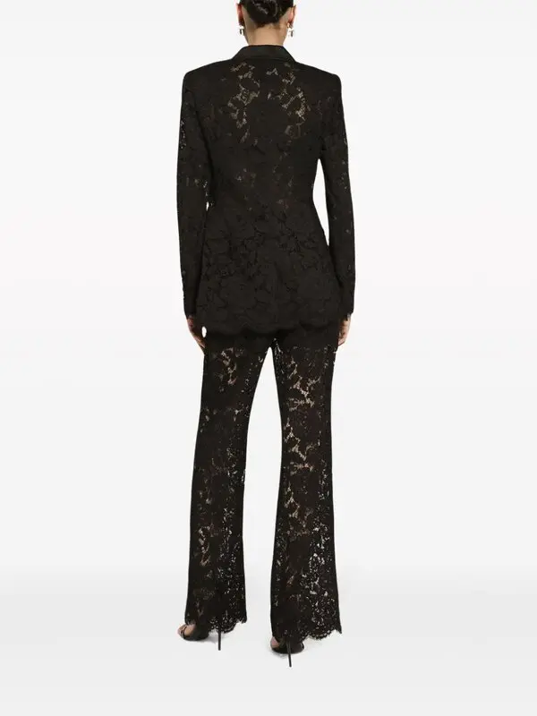 Dolce & Gabbana Floral Lace Blazer