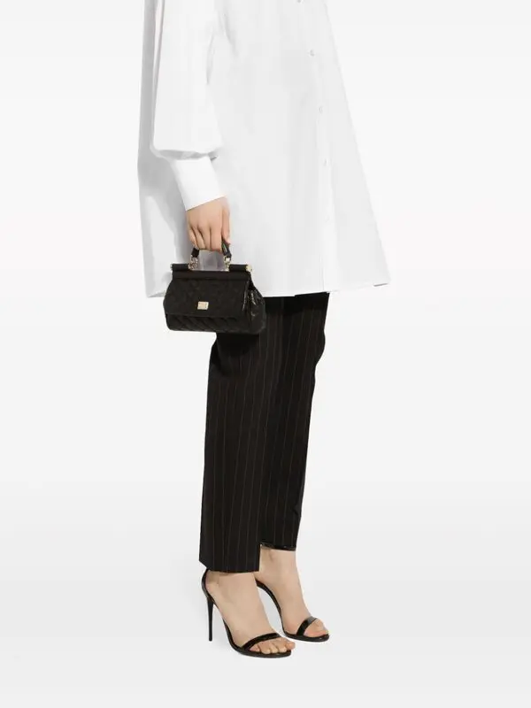 Dolce & Gabbana Small Sicily Tote Bag - Black