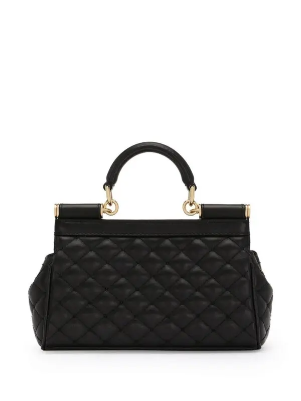 Dolce & Gabbana Small Sicily Tote Bag - Black