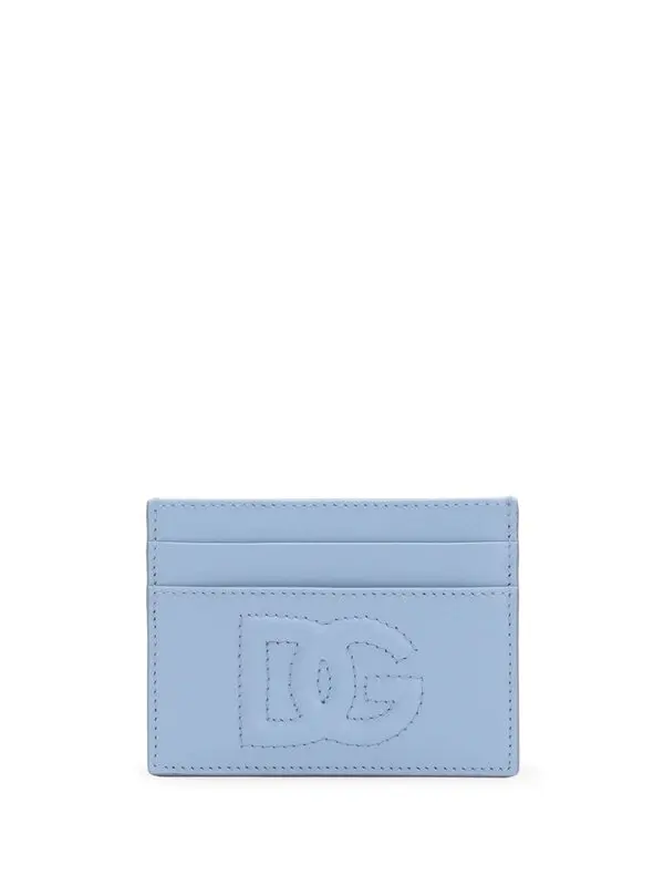 Dolce & Gabbana Dg-embossed Card Holder - Blue