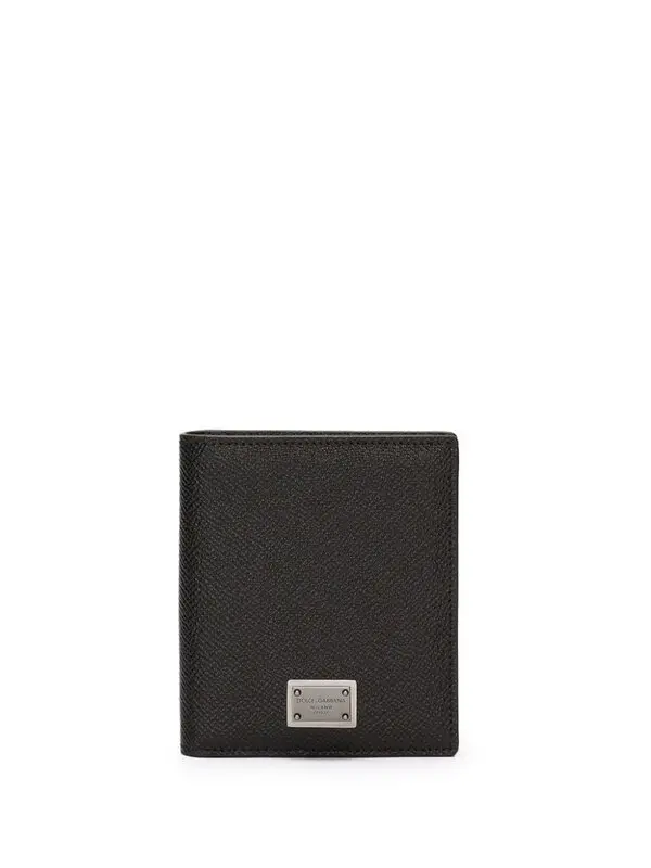 Dolce & Gabbana Dauphine-print Bi-fold Card Holder - Black