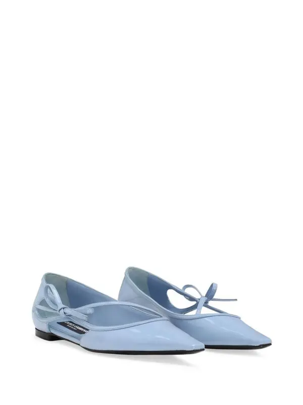 Dolce & Gabbana Dna Leather Ballerina Shoes