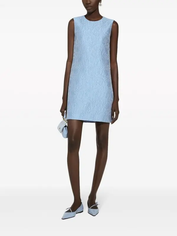 Dolce & Gabbana A-line Brocade Mini Dress