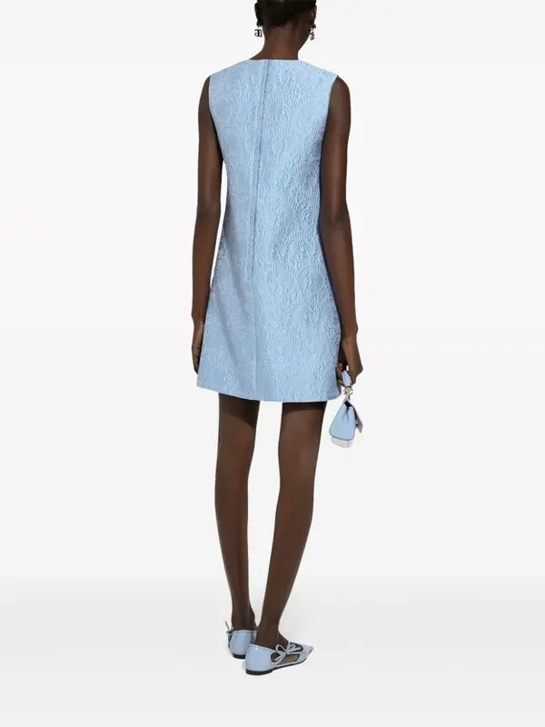Dolce & Gabbana A-line Brocade Mini Dress
