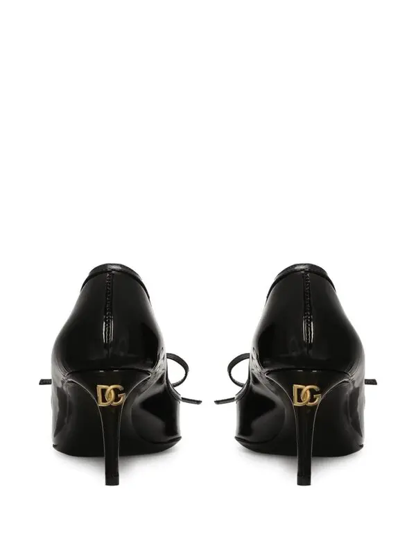 Dolce & Gabbana Dna Ribbon-tie Leather Pumps