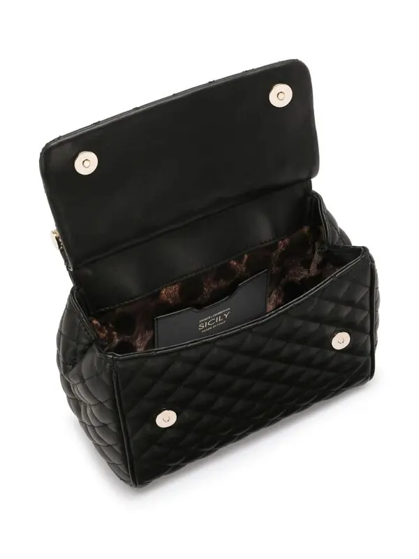Dolce & Gabbana Sicily Handbag - Black