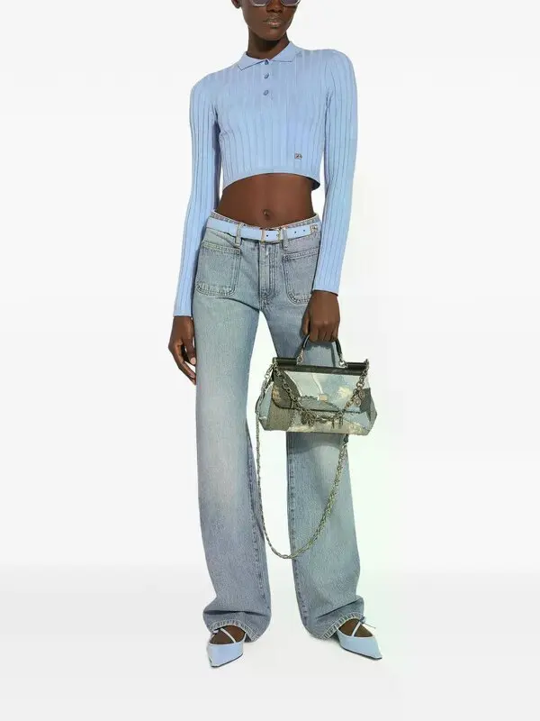 Dolce & Gabbana Patch Pockets Tapered-leg Jeans