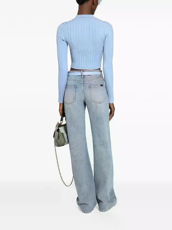 Dolce & Gabbana Patch Pockets Tapered-leg Jeans