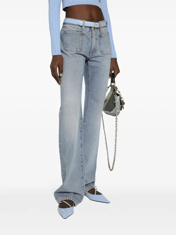 Dolce & Gabbana Patch Pockets Tapered-leg Jeans