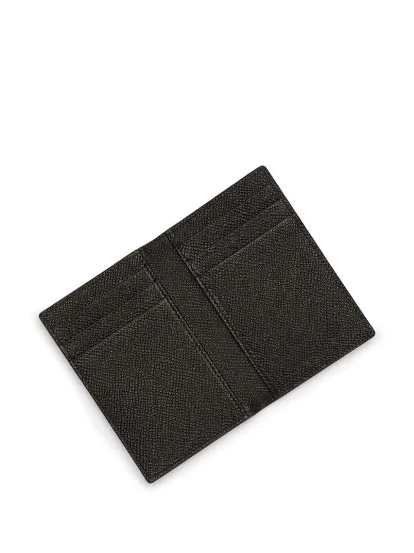 Dolce & Gabbana Dauphine-print Bi-fold Card Holder - Black