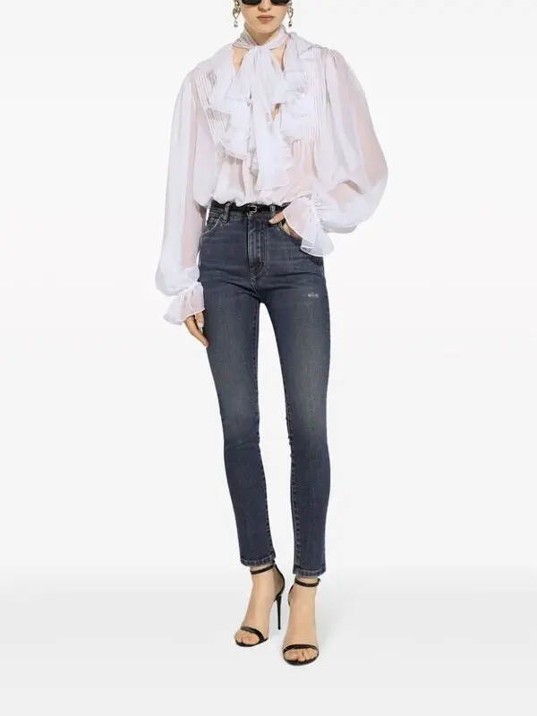 Dolce & Gabbana Audrey Cotton Jeans - Blue