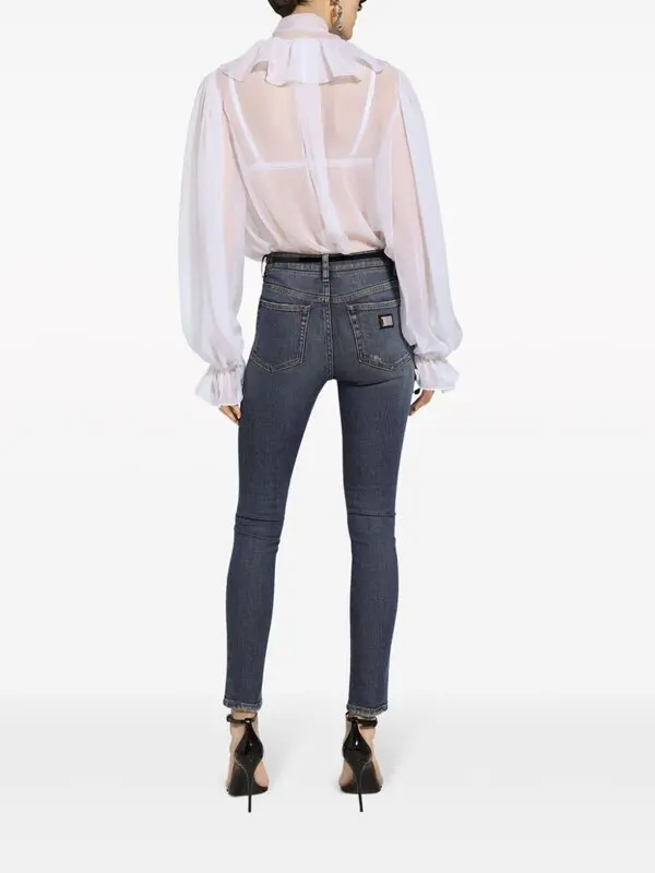 Dolce & Gabbana Audrey Cotton Jeans - Blue