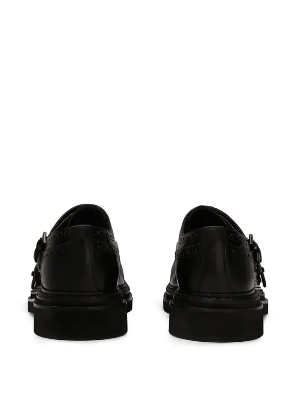 Dolce & Gabbana Leather Monk Shoes