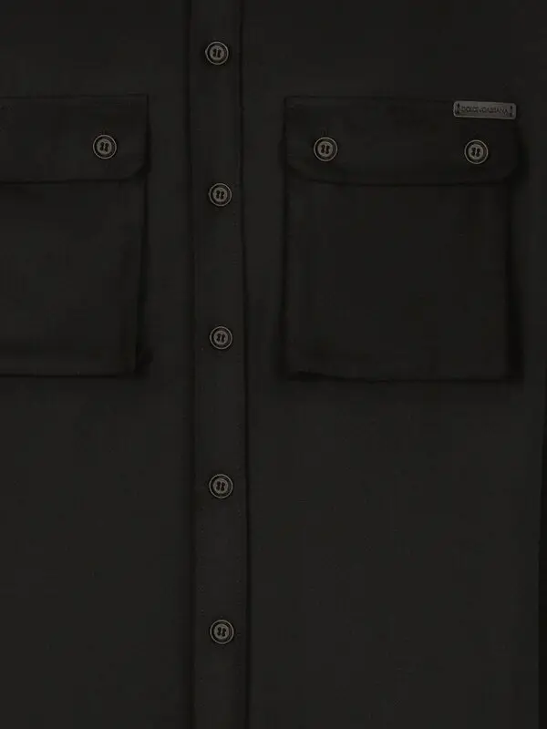 Dolce & Gabbana Woolen Shirt - Black
