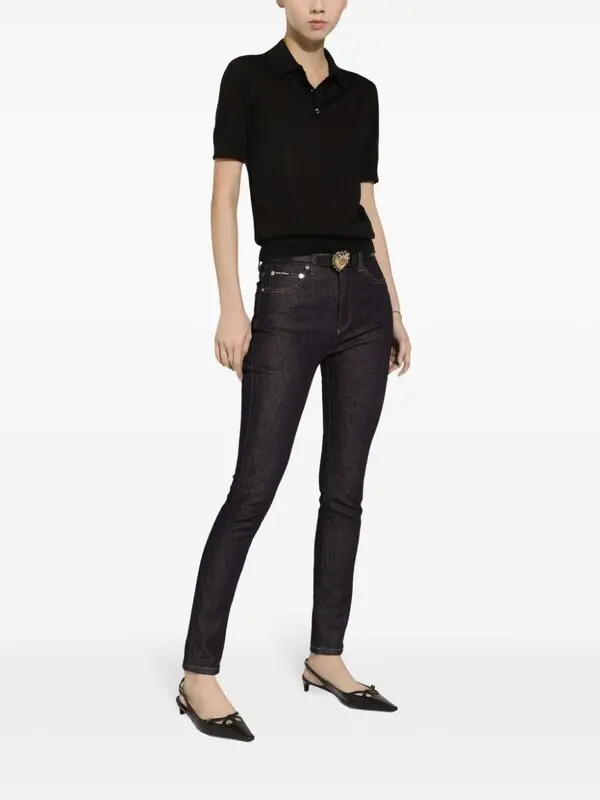 Dolce & Gabbana Skinny Jeans - Black