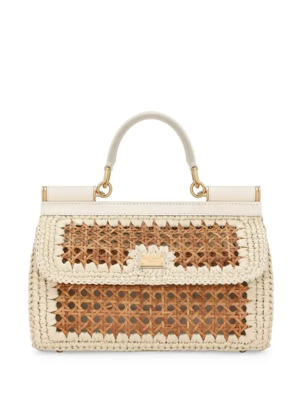 Dolce & Gabbana Sicily Handheld Bag - Neutrals