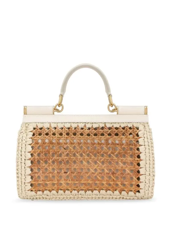 Dolce & Gabbana Sicily Handheld Bag - Neutrals