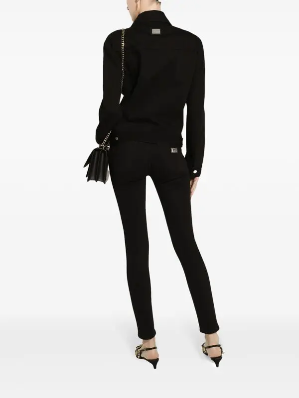 Dolce & Gabbana High-waist Skinny Jeans - Black