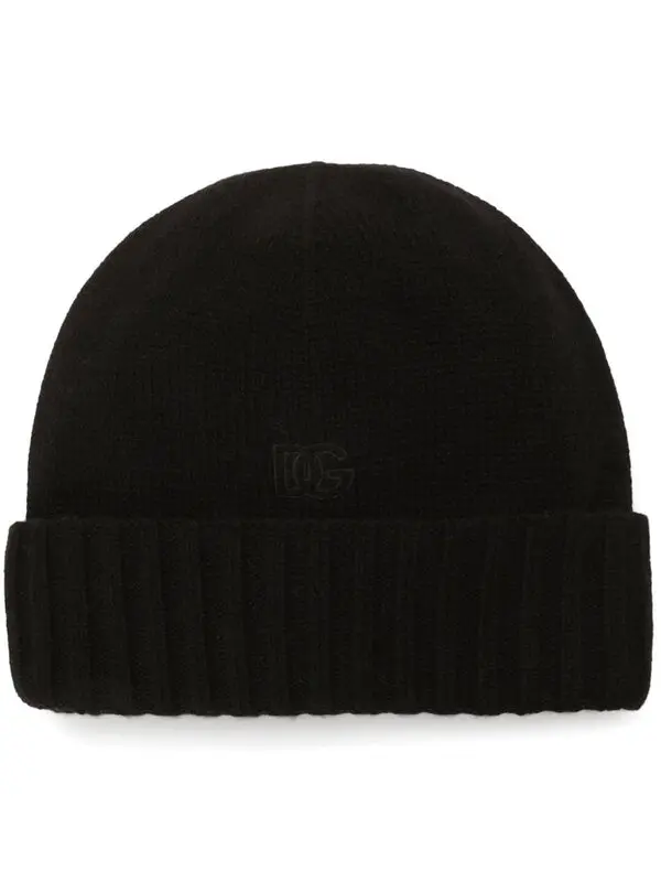 Dolce & Gabbana Cashmere Beanie - Black