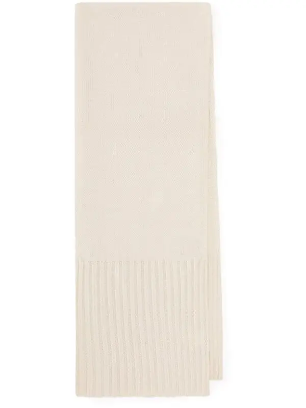 Dolce & Gabbana Dna Rectangle Knitted Scarf - Neutrals
