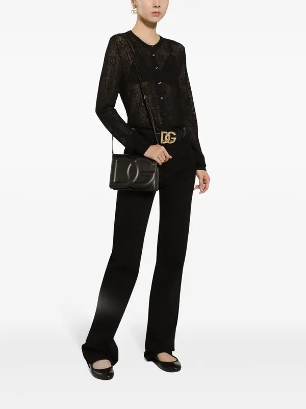 Dolce & Gabbana Dna Logo Embroidered Cardigan