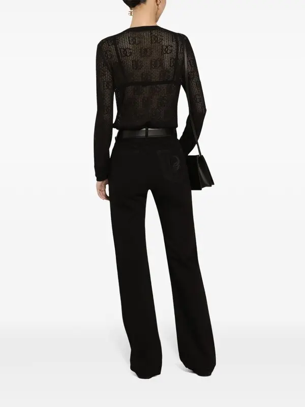 Dolce & Gabbana Dna Logo Embroidered Cardigan