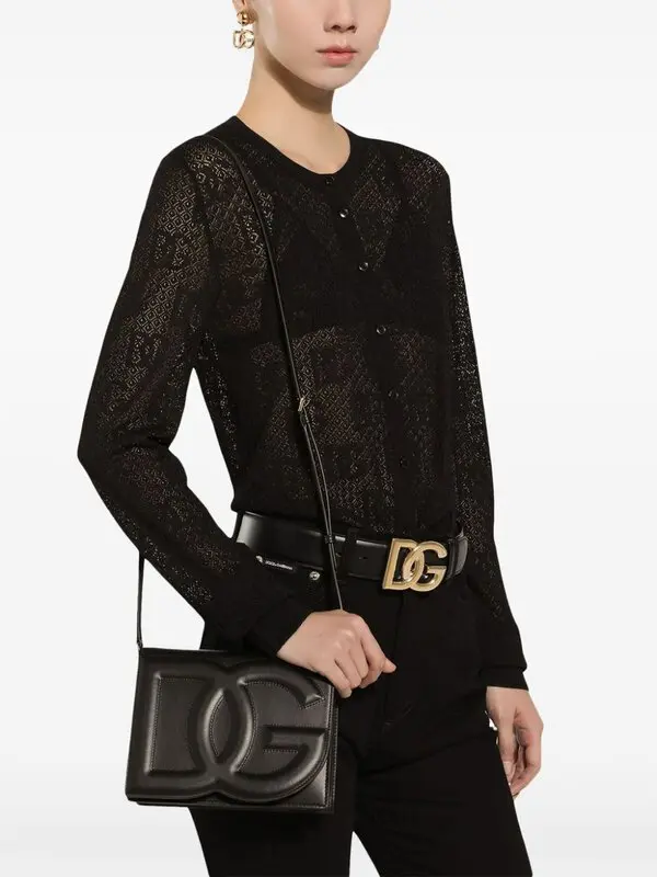 Dolce & Gabbana Dna Logo Embroidered Cardigan
