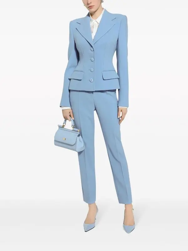 Dolce & Gabbana High-waisted Tailored Trousers - Blue