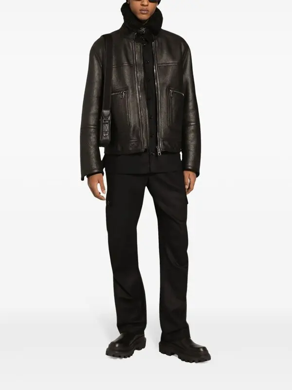 Dolce & Gabbana Virgin Wool Cargo Trousers