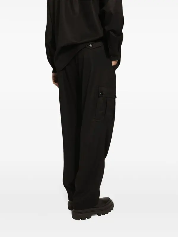 Dolce & Gabbana Virgin Wool Cargo Trousers