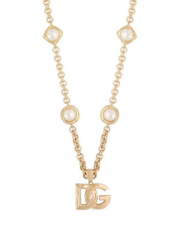 Dolce & Gabbana Logo-pendant Necklace