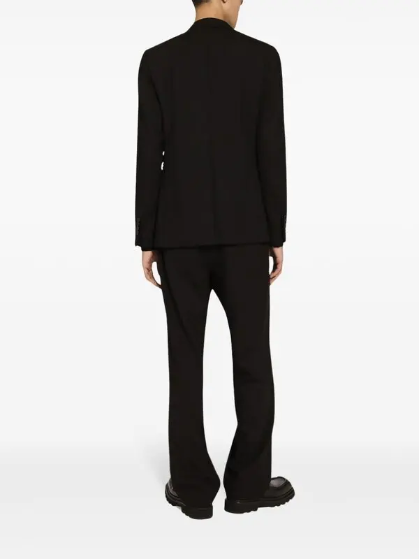 Dolce & Gabbana Wool Track Pants - Black