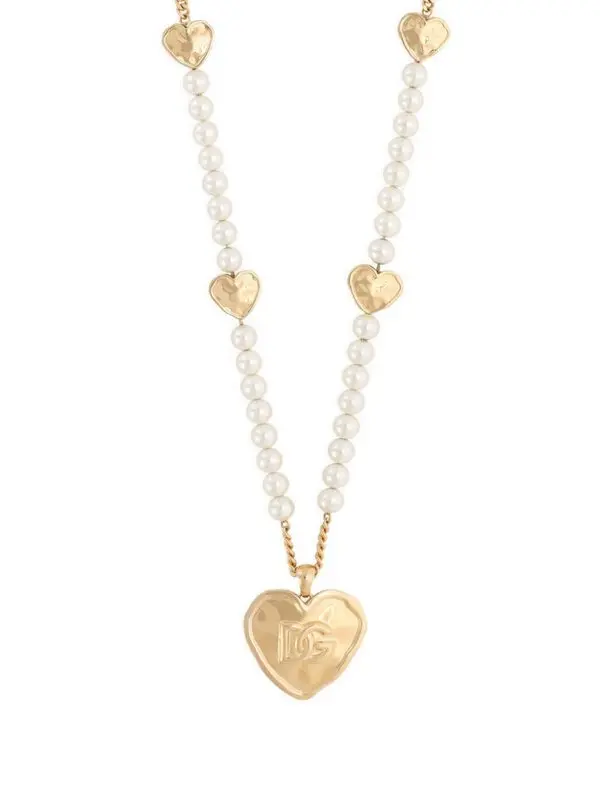 Dolce & Gabbana Heart Pendant Necklace - Gold